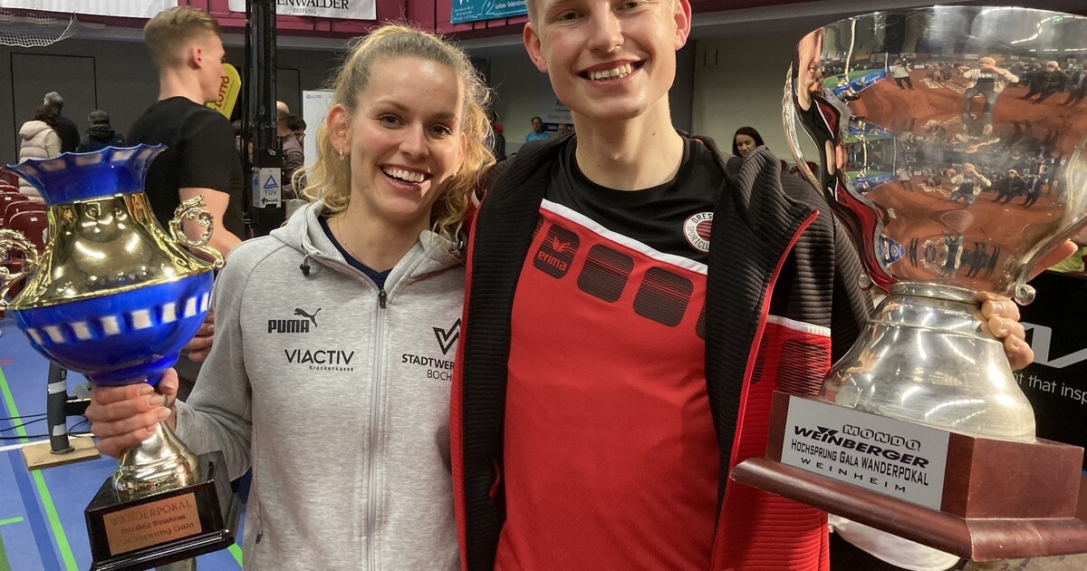 Hochsprung-Gala: Christina Honsel und Jonas Wagner siegen in Weinheim ...