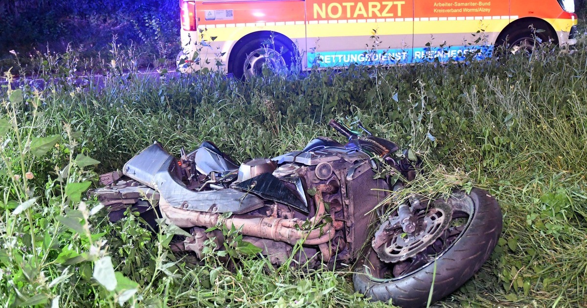 Bobenheim-Roxheim: Zwei Motorradfahrer sterben nach Zusammenstoß auf L523 – Mitfahrerin schwer ...