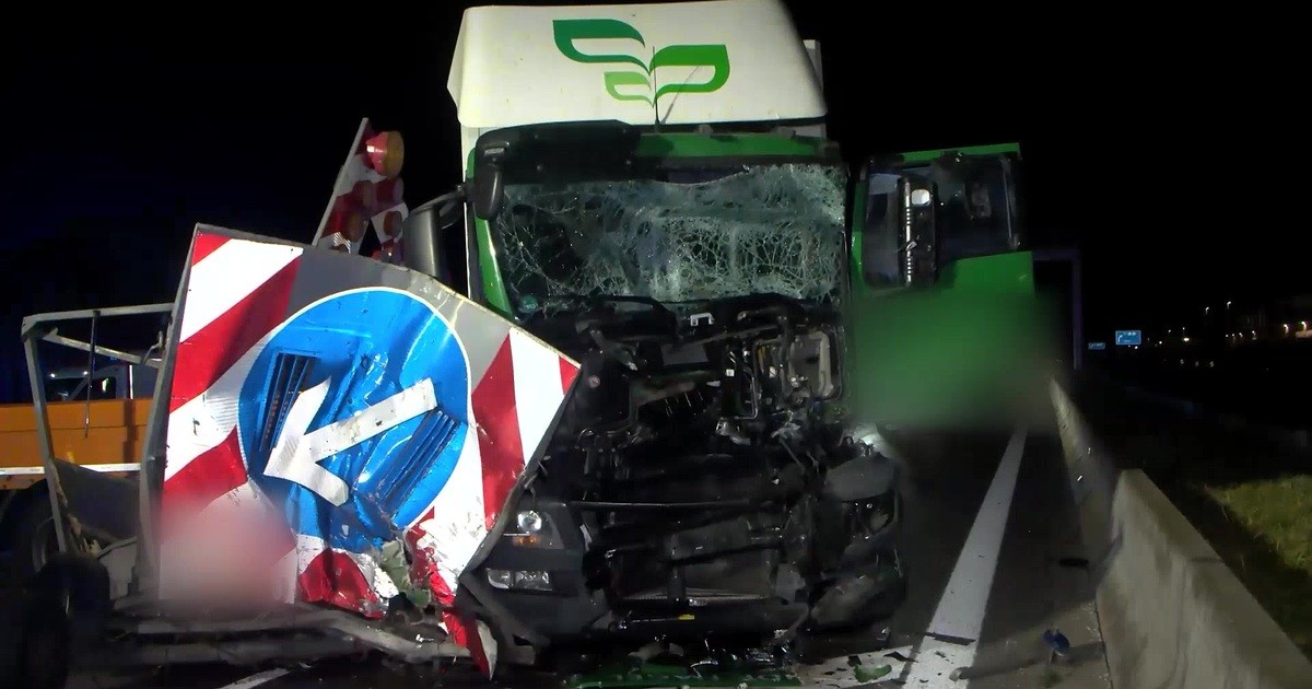 Viernheim: Schwerer LKW-Unfall am Autobahnkreuz auf der A6 | RNF.de